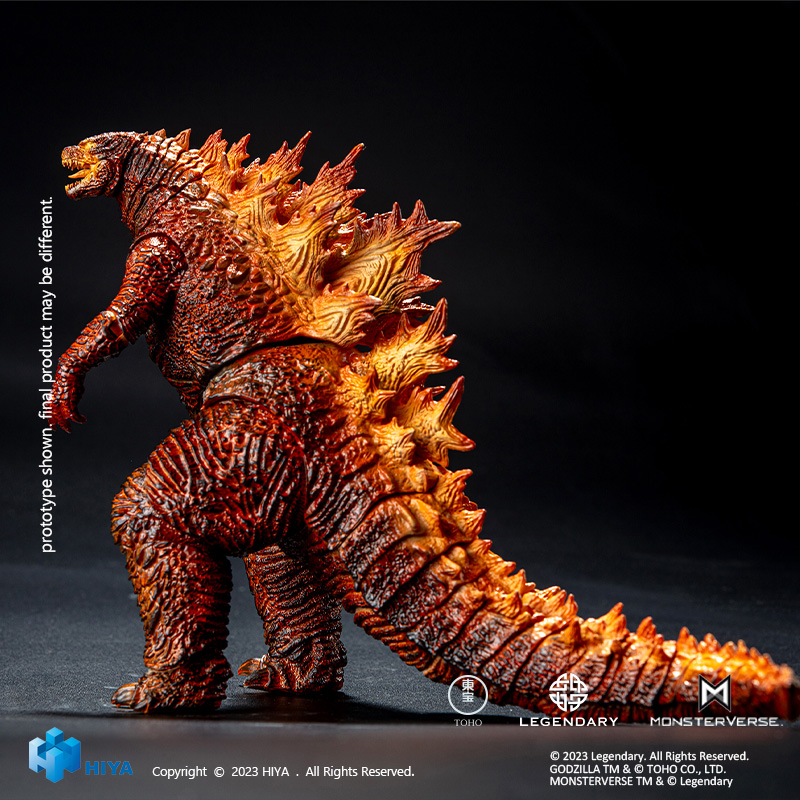 HIYA Toys Exquisite Basic Godzilla: King of the Monsters Burning Godzi – Bedrock Hobby